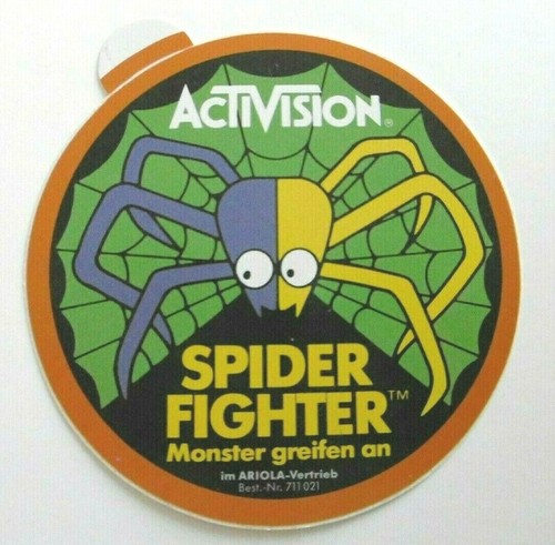Promotional Stickers Activision Spider Fighter Monster Game Atari 2600 ...