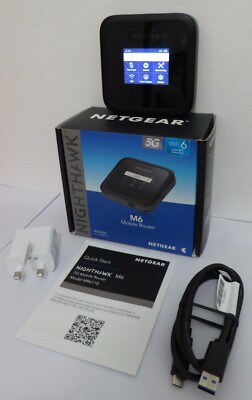 Netgear Nighthawk M6 5G Gigabit Mobile Router, 3.6 Gbps WiFi 6, MR6110 ...