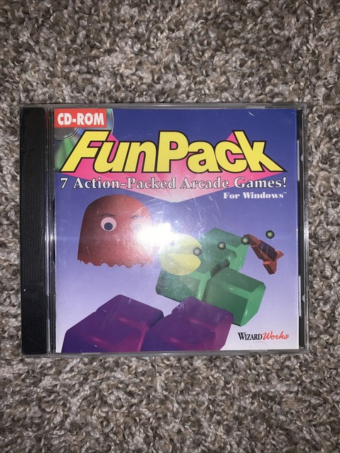 FunPack: 7 Action-Packed Arcade Games For Windows (PC, 1995) for sale ...