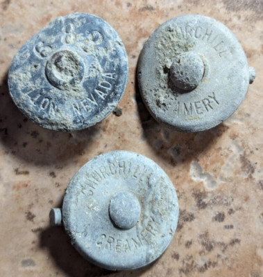 Dug Relics Fallon, Nevada Churchill Creamery Dairy Livestock Ear Tags ...