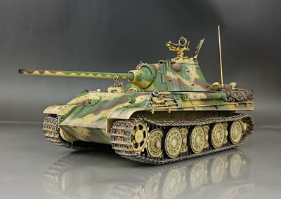 1/35 Built WWII German Panther Ausf.F Tank Model w/Night Vision Device ...