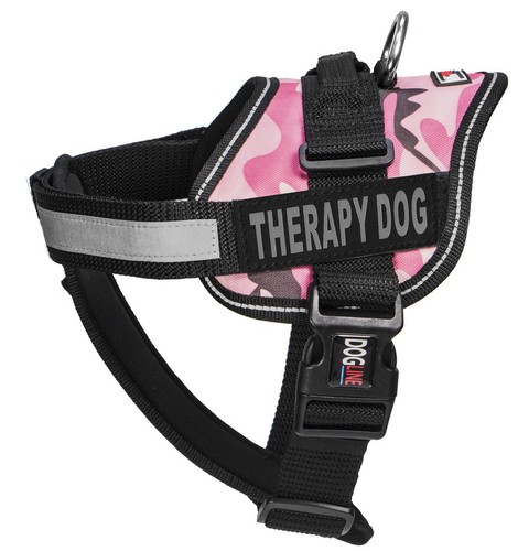 EMOTIONAL THERAPY PTSD SUPPORT Dog Vest Removable Reflective Patch Size ...