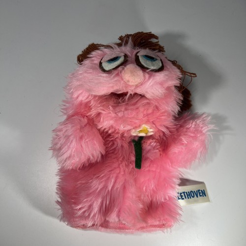 Vintage Beethoven Hand Puppet 1977 Russ Berrie & Co Pink Muppet Style ...