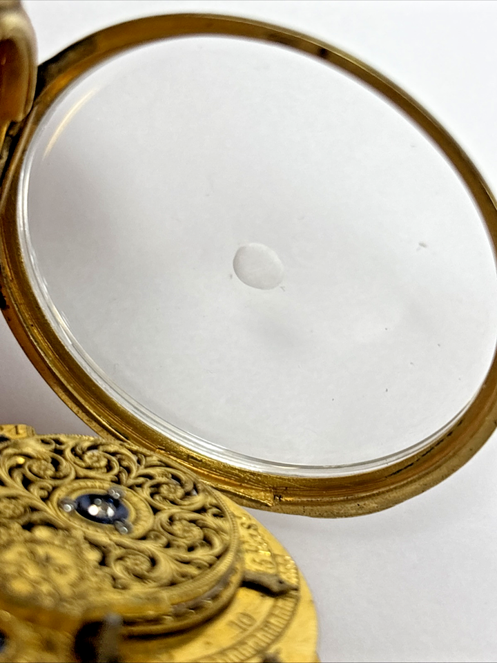 George II/III Pocket Watch Andrew Reed London Ormolu Case Fusee ...