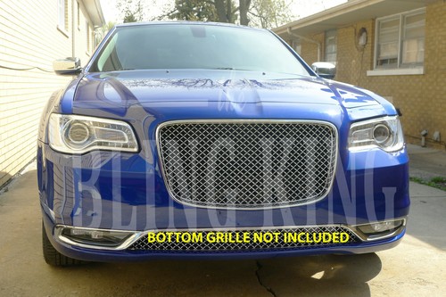 Fits 2015-2023 Chrysler 300 Chrome Mesh Grill Bentley Grille Full ...