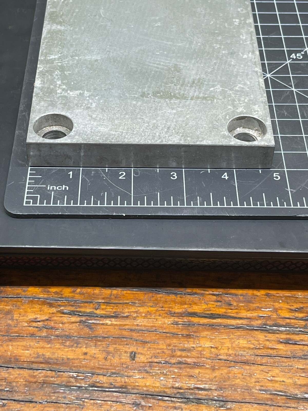 Aluminum Tooling Plate - 9 11/16" x 4 11/16" x 5/8" with Holes | eBay