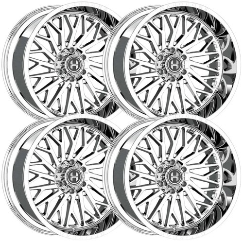 26 inch 26x14 Hardcore HC103 Chrome wheel rim 6x135 -76 | eBay