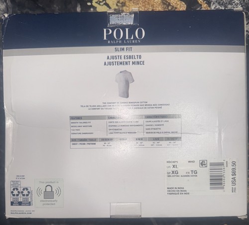 polo ralph lauren shirt men xl Slim Fit White | eBay