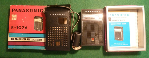 Panasonic R - 1076 Transistor Radio In Original Box with Instructions ...