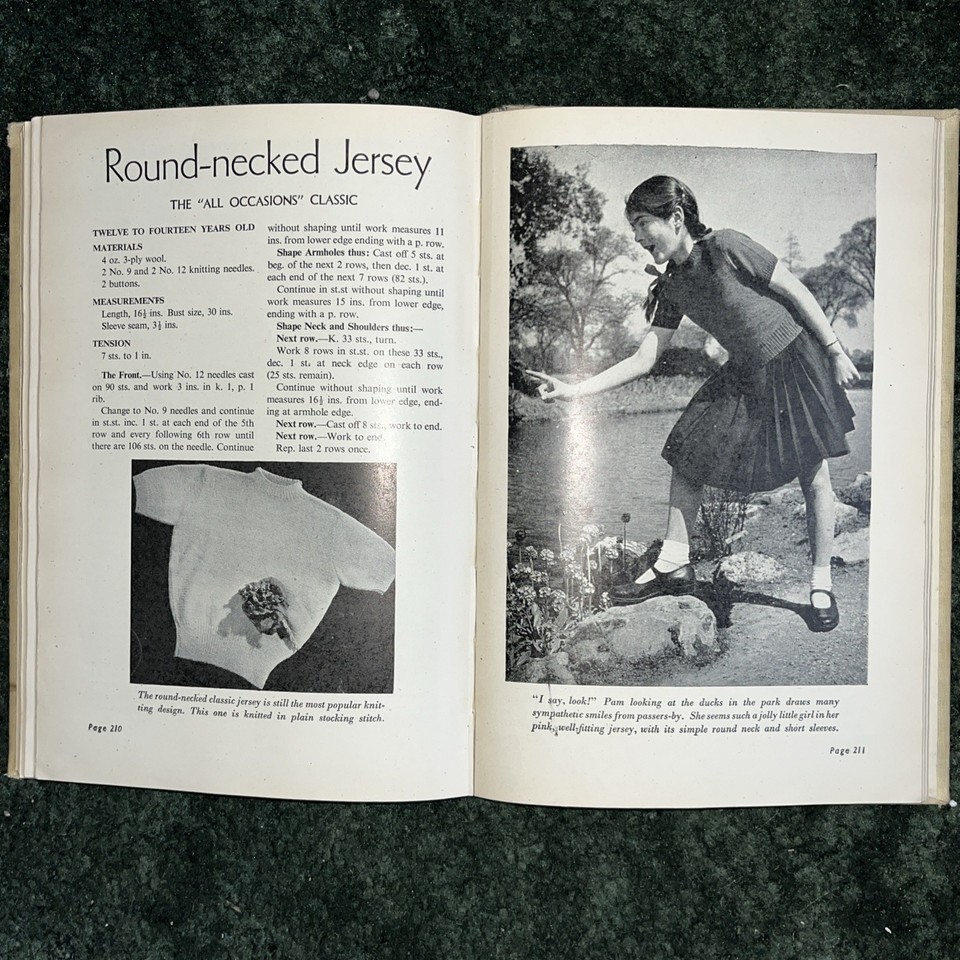 Vintage 1940s hardback Book Complete Home Knitting Illustrated | eBay UK