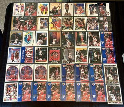 Michael Jordan Card Lot Fleer, Upper Deck, Skybox, USA , Hoops 50 MJ ...