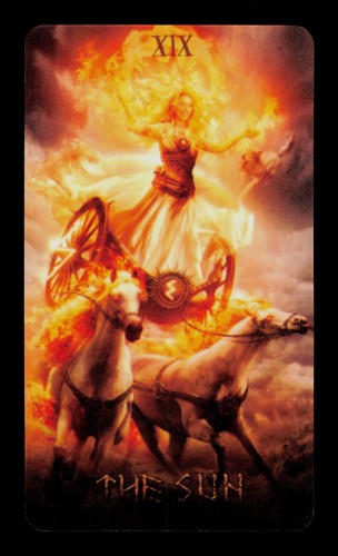 The Sun Norse Mythology Runic Tarot Card Single | eBay