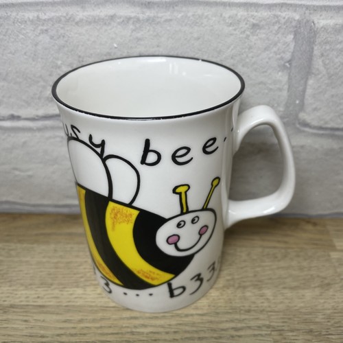 Busy Bee Mug Rose Of England Fine Bone China Cartoon Design Tea Coffee ...