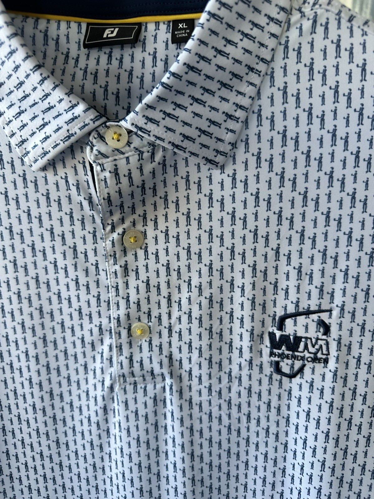 Men’s FootJoy Waste Management Open Golf Polo, Large, Excellent ...