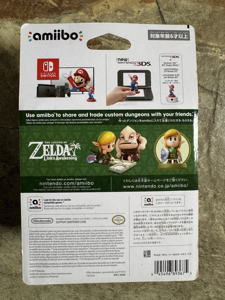 NEW Nintendo The Legend of Zelda: Link's Awakening Link amiibo ...