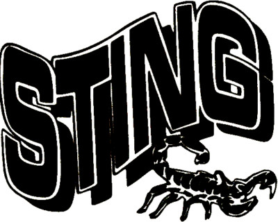 Vinyl Sticker - Black Sting Scorpion Logo Rock Music Band RUB-ON Decal ...