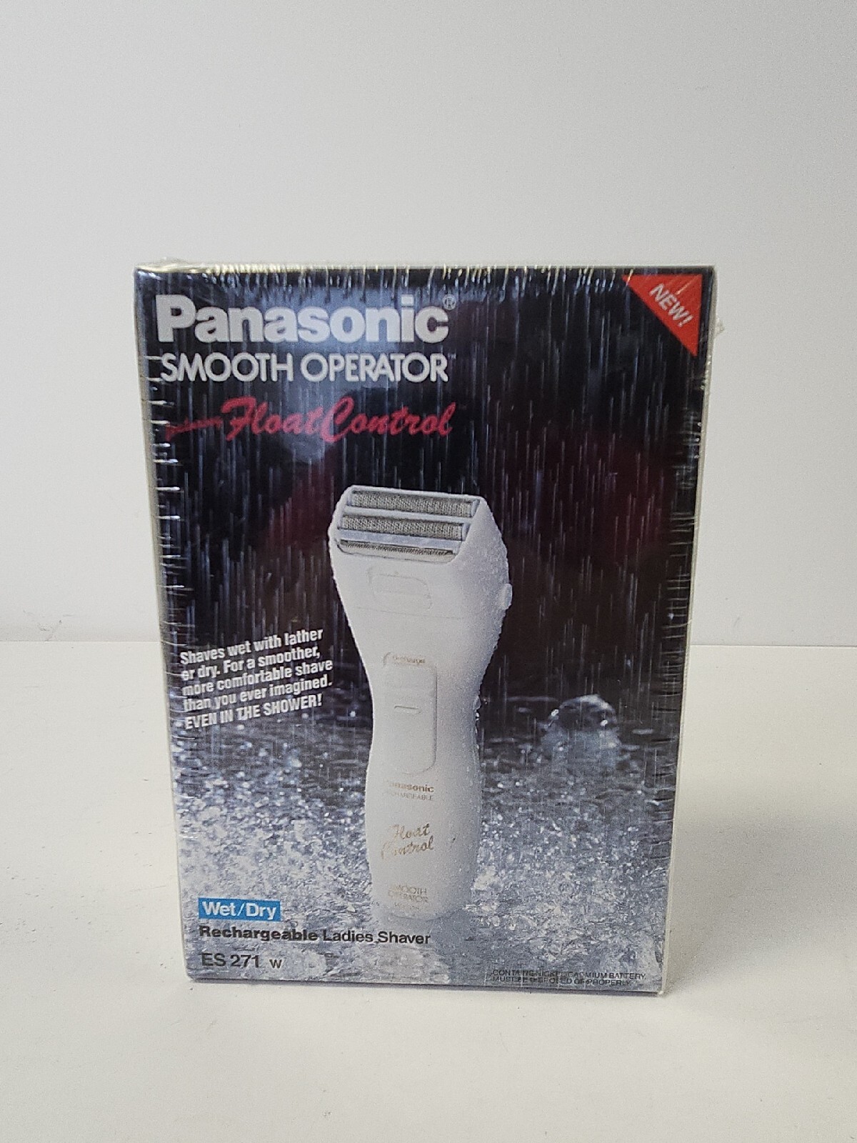 Panasonic Smooth Operator Ladies Cordless Wet Dry Shaver ES271 W NOS ...