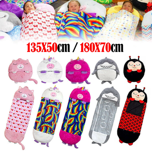 180cm*70cm Large Happy Nappers Kid Birthday Gift Sleeping Bag Pillow ...