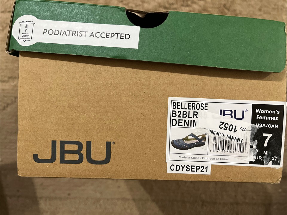 JBU by Jambu Womens Bellerose Denim Casual Flats Size 7 (5204581) | eBay