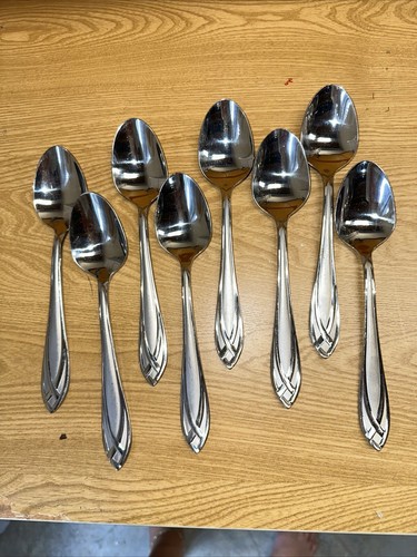 Hampton Silversmiths Frosted Lace Stainless Steel Flatware Oval Soup ...