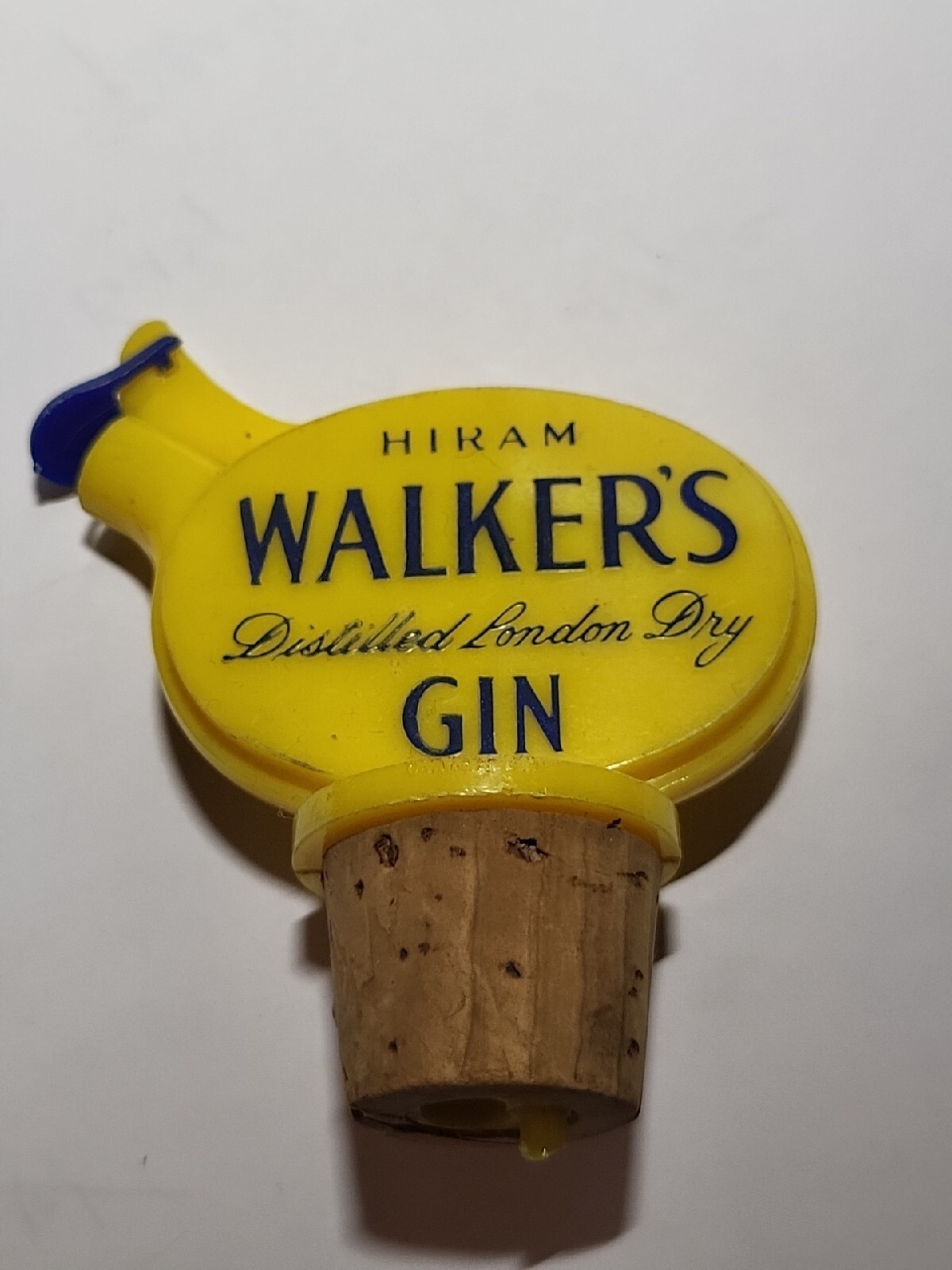 Vintage Hiram Walkers Distilled London Dry Gin, Stopper,Pourer, Top | eBay
