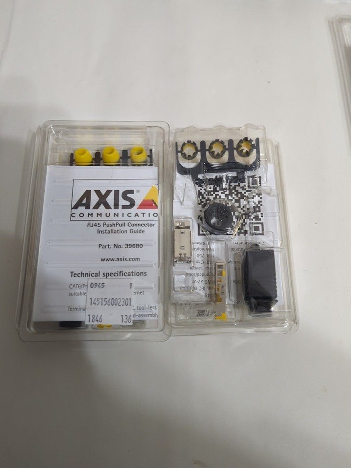 ♻ AXIS COMMUNICATIONS - Surveillance Camera RJ45 Connector Push/Pull ...