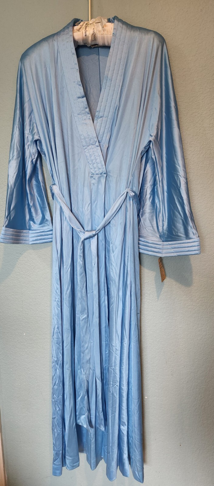 Vanity Fair Blue Floor Length House Robe Nightgown Vi… - Gem