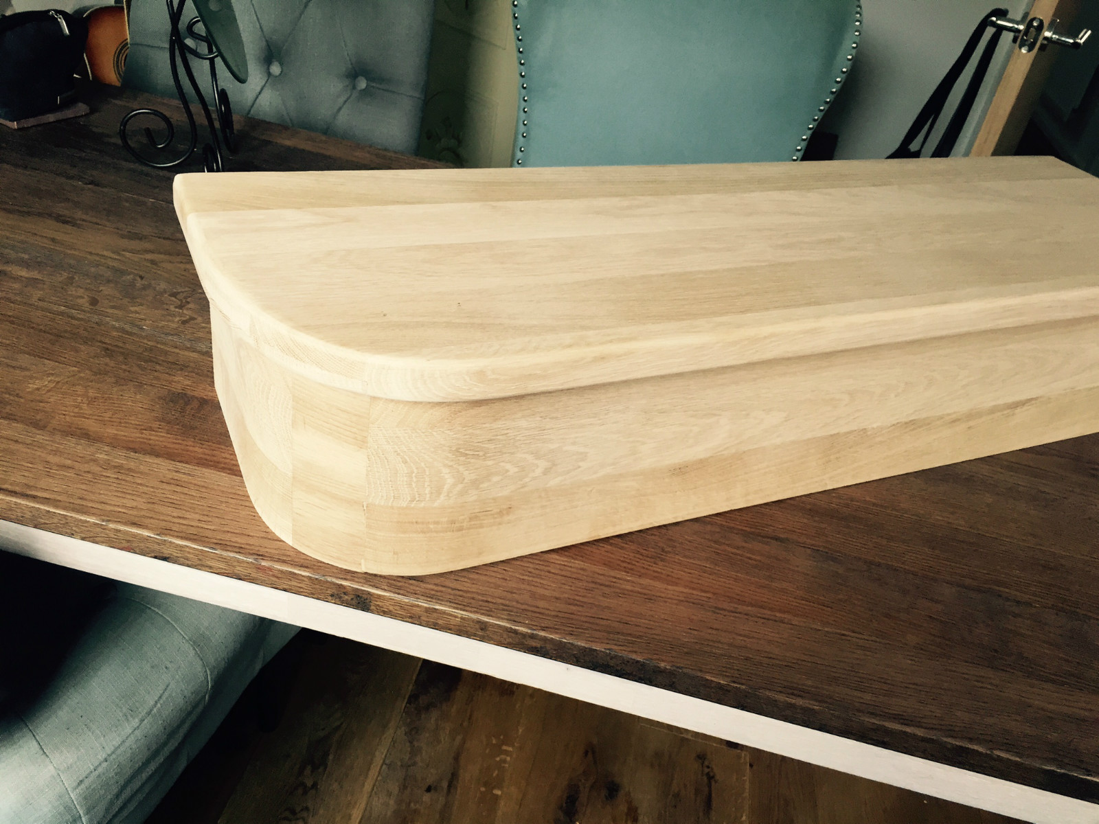 Oak Stair Bottom Bullnose Stair Cladding - Curved Steps | eBay UK