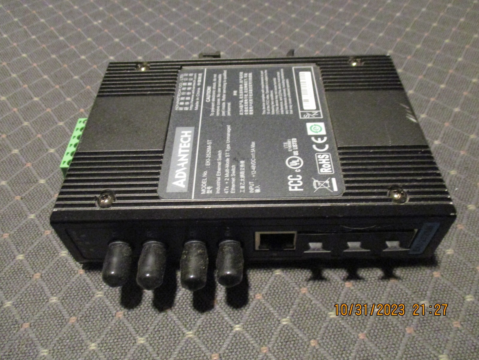 ADVANTECH EKI-2526M-ST INDUSTRIAL ETHERNET SWITCH FIBER ST TYPE | eBay