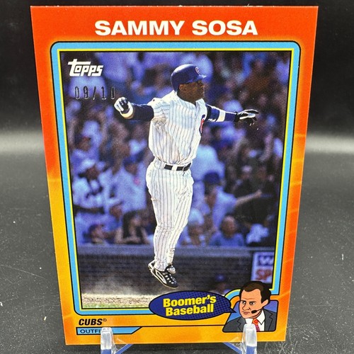 SAMMY SOSA Orange /10 2024 Topps x Chris Berman Boomer's Baseball #40 ...