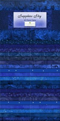 Essential Gems By Wilmington Prints- Sapphire Sky -40 Karat Gems/Jelly ...