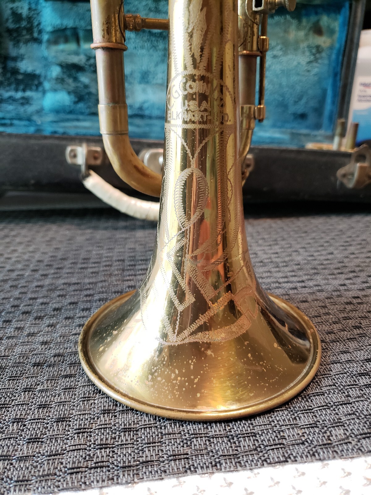 Vintage 1936 C.G. Conn Trumpet with Case and 3 Mouthpieces ...