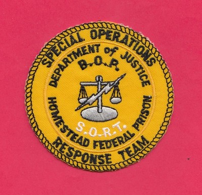 C32 HOMESTEAD FL FED PRISON SORT SPEC OPS RESPONSE BOP SWAT POLICE ...