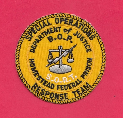 C32 HOMESTEAD FL FED PRISON SORT SPEC OPS RESPONSE BOP SWAT POLICE ...