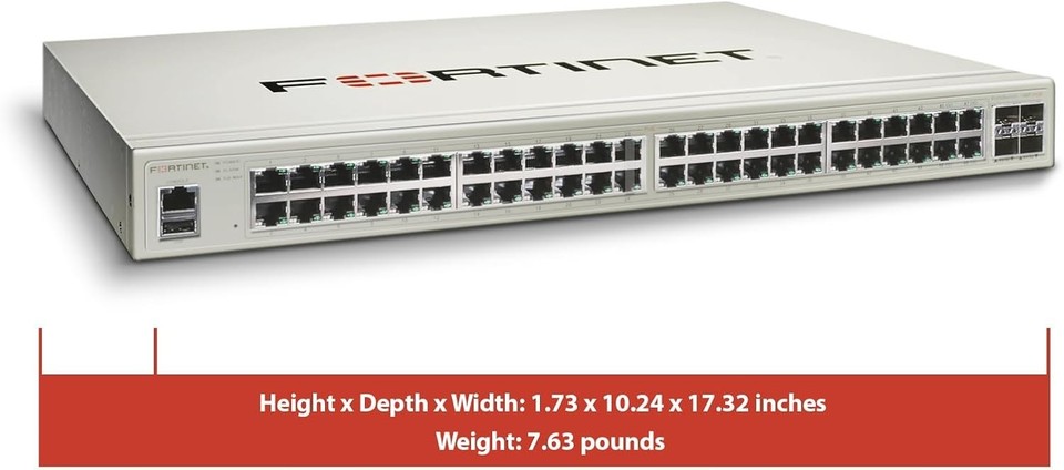 Fortinet FortiSwitch 48 Ports - Management Switch Registered (FS-148 ...
