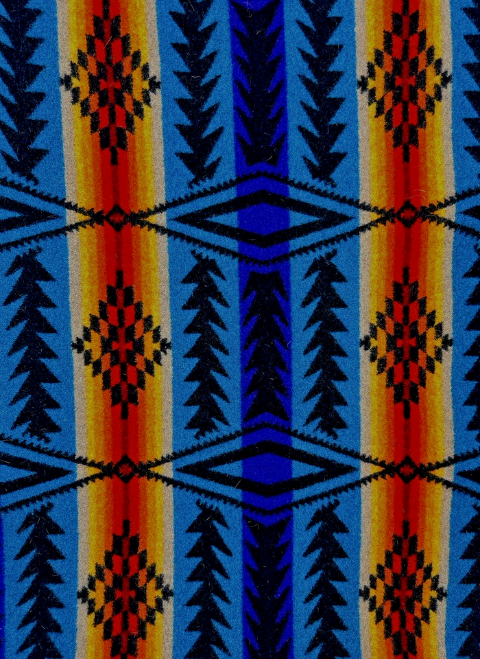 Pendleton Beaver State Robes And Shawls Reversible Navajo Wool Blanket