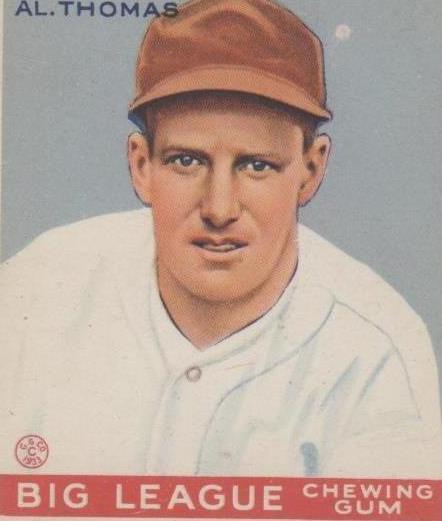 1933 Goudey Big League Chewing Gum - R319 Al Theis #169 (RC) for sale ...