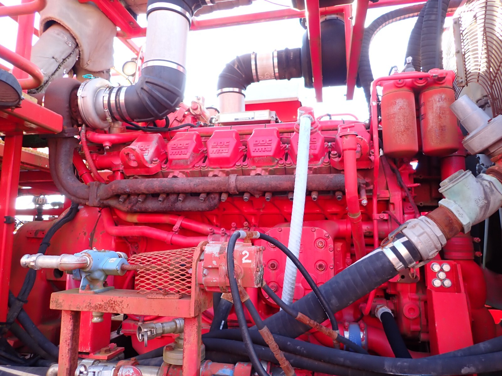 MTU Detroit 12V2000 Turbo Diesel Engine POWER UNIT! V12 2000 CLEAN ...