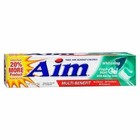 Aim Whitening Anticavity Fluoride Toothpaste Gel Fresh Mint 5.5 Oz By ...