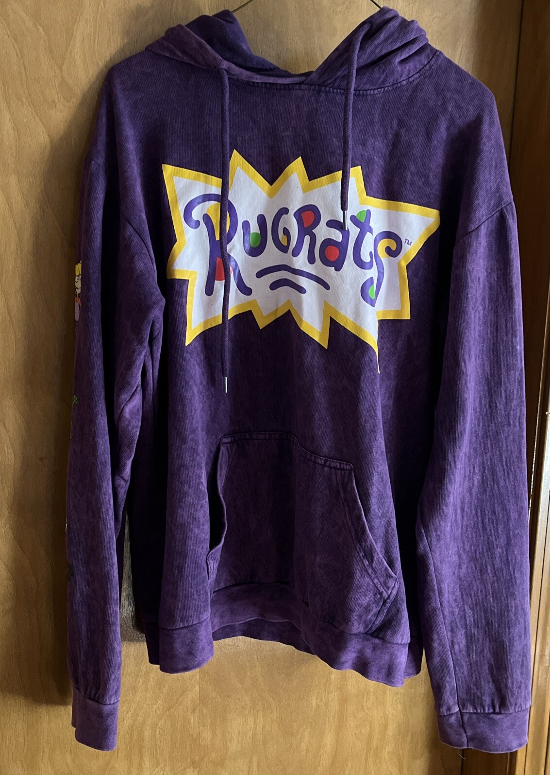 Rugrats Hoodie Medium Womens Nickelodeon Cartoon Swea… - Gem