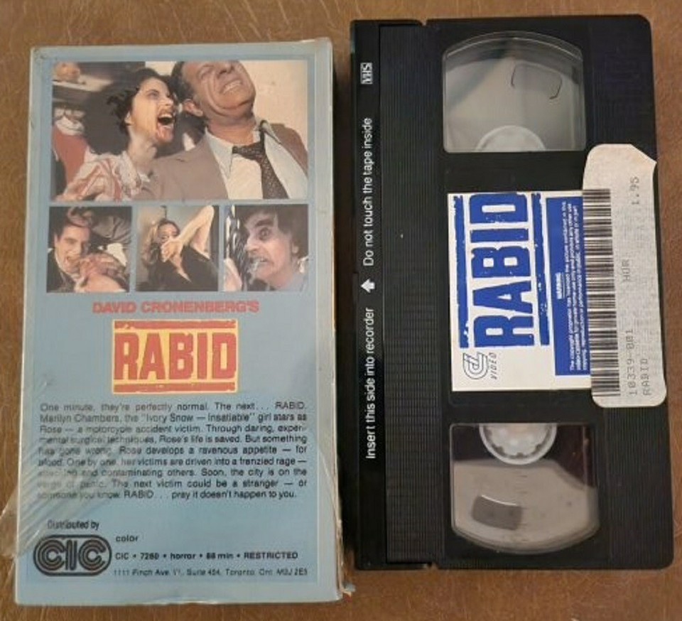VHS David Cronenberg's Rabid Marilyn Chambers | eBay