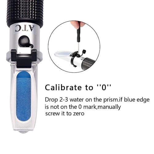 Logic Box Sucrose Refractometer for Honey Moisture Brix and Baume 3-in ...