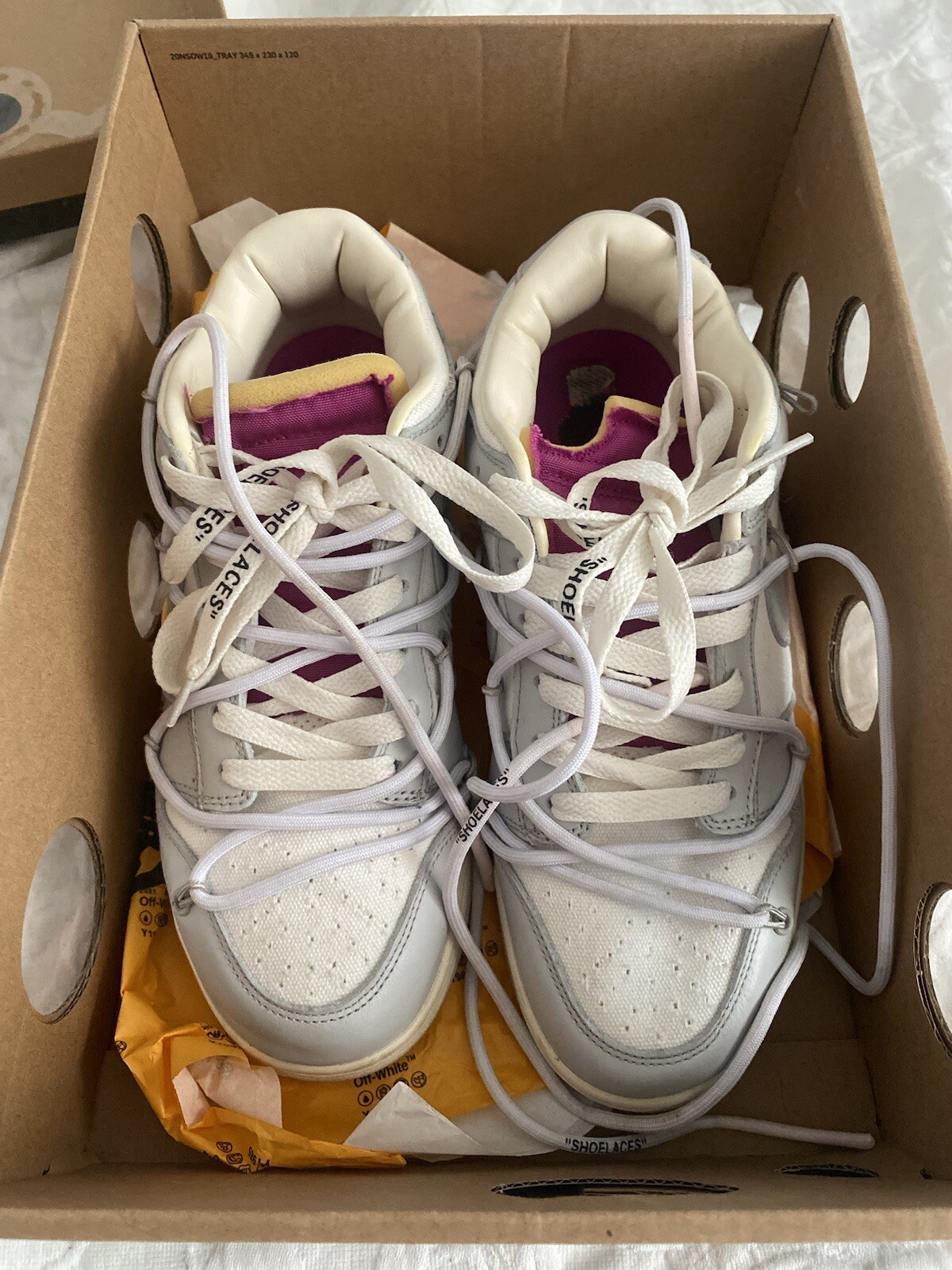 Nike Dunk Low Off White Lot 3 Of 50 | eBay