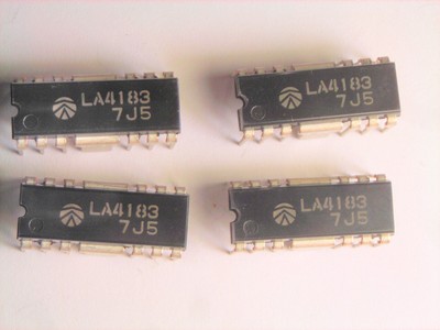 LA4183 "Original" SANYO 12P DIP IC with heat sink 4 pcs | eBay