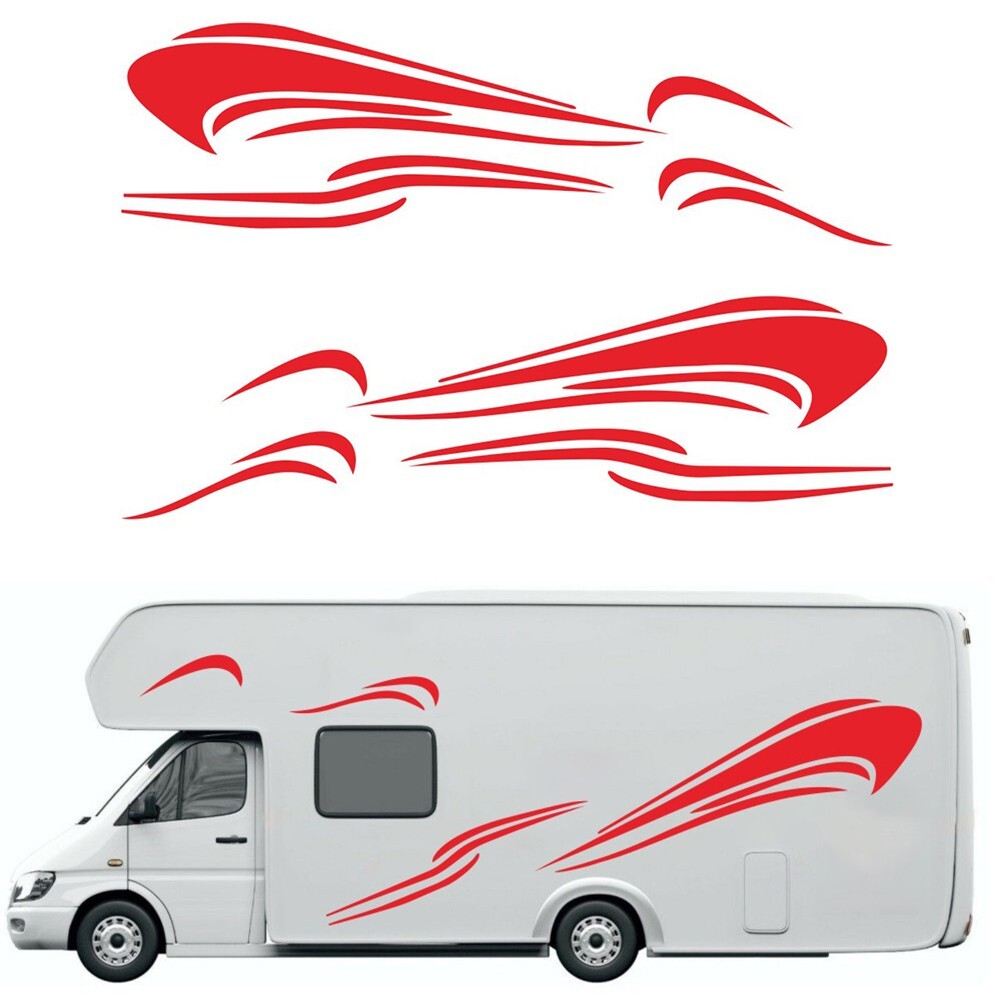 Red Graphics Decals for Cars Trucks and Vans Long Lasting and Easy to ...