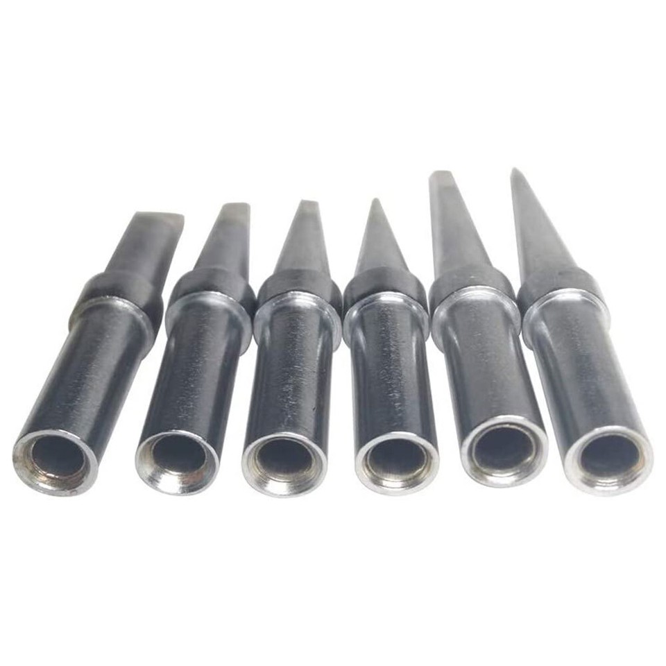 6Pcs Replacement Tips Soldering Iron For Weller WES51/50 WESD51 PES5 ...