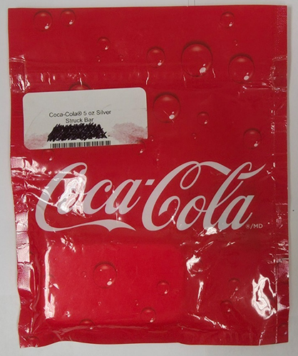 Coca-Cola® Coke 5 oz Silver Struck Bar Sealed In Original Packaging | eBay