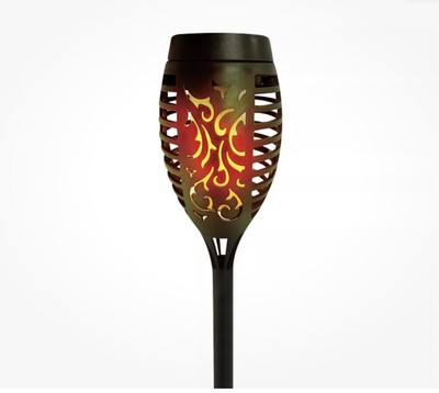 51 LED Solar Flickering Flame Tiki Torch Light - 31 INCH TALL -NEW ...