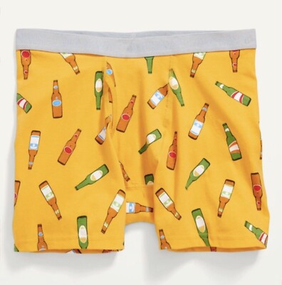 Old Navy Men’s Soft-Washed Boxer Brief Beer 6” Inseam Size Small Medium ...