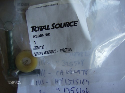 TOTAL SOURCE HY 256199 SPRING ASSEMBLY FITS HYSTER | eBay